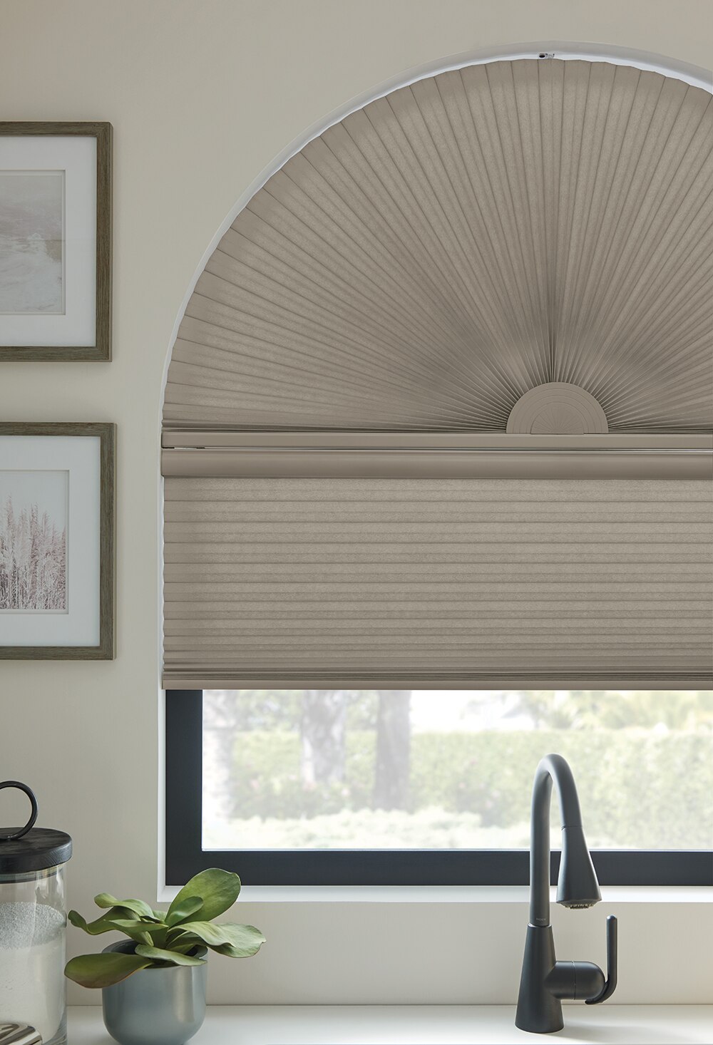 Bali Light Filtering Cellular Arch | Blinds.com