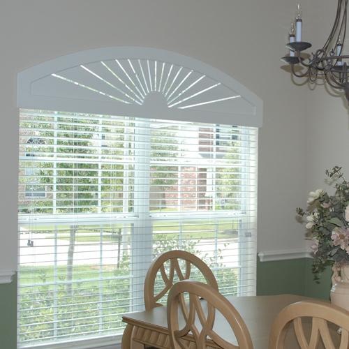 Custom Composite Wood Window Arches | Blinds.com